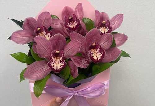 Букет цветы орхидея