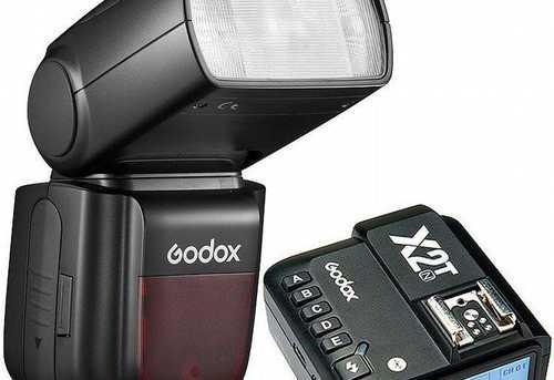 Вспышка накамерная Godox ThinkLite TT685IIN + X2T