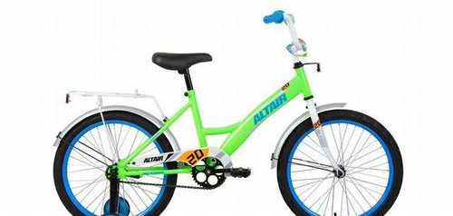 Велосипед Altair Kids d-20 1x1 (2022) 13" ярко-зел