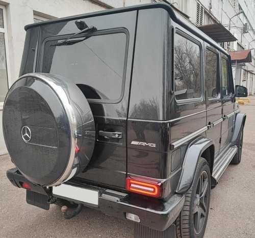 Фонари диодные на Mercedes G-class рестайлинг 2018
