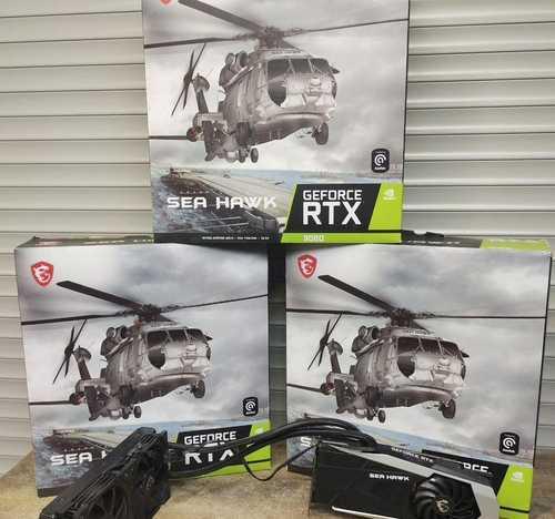 Видеокарта бу GeForce RTX 3080 MSI SEA hawk X 10G