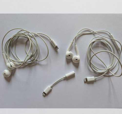 Наушники apple earpods lightning