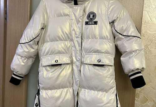 Зимняя куртка для девочки 134 -140