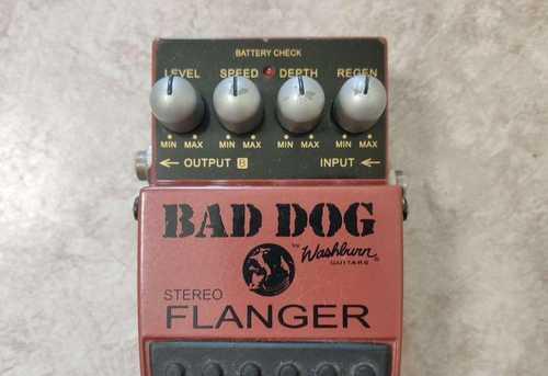 Гитарная педаль Washburn Bad Dog Stereo Flanger