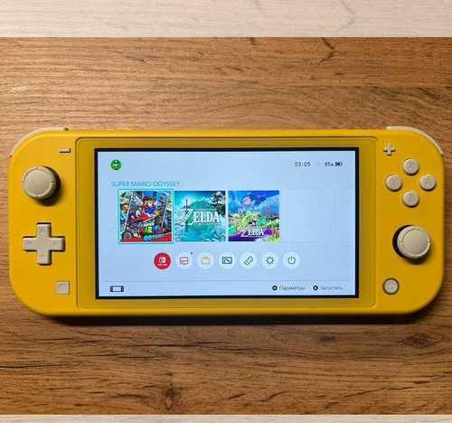 Nintendo switch lite прошитый чип