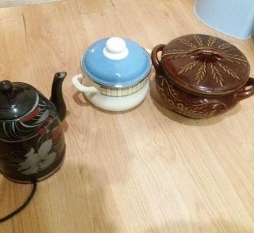 Супница кастрюля керамический электрический чайник