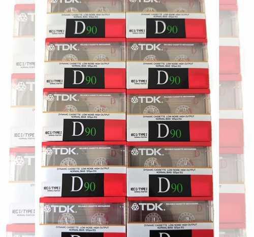 Аудиокассеты TDK D90,запечатанные,продаю