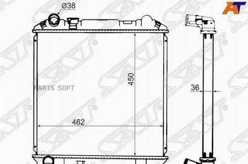 Радиатор охлаждения Ниссан Атлас Ниссан atlas NKR6