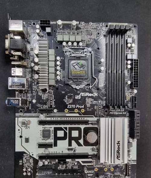 Материнская плата Asrock Z270 Pro4