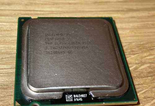 Pentium D940 LGA 775 + motherboard (damaged)