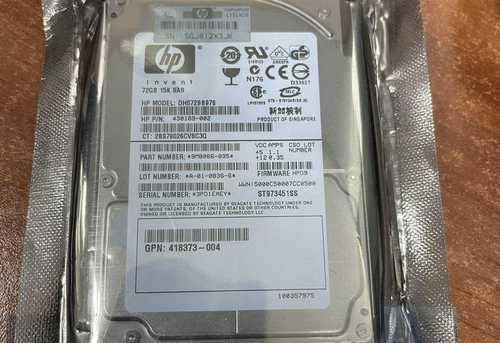 HP 72GB 15K SAS 2,5'' 432321-001 (431935-B21)