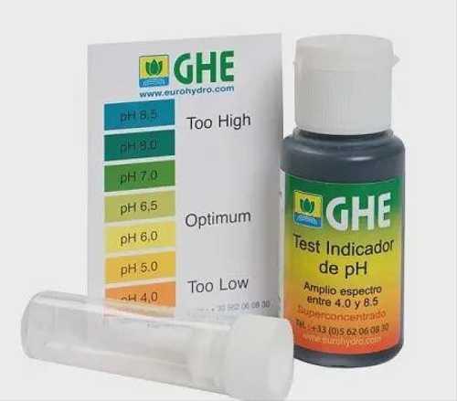 GHE жидкий pH тест 30 мл