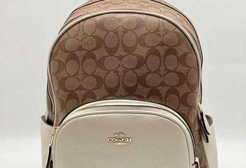 Новый женский рюкзак Coach коричневый