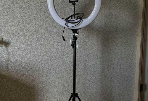 Кольцевая лампа со штативом 45 см