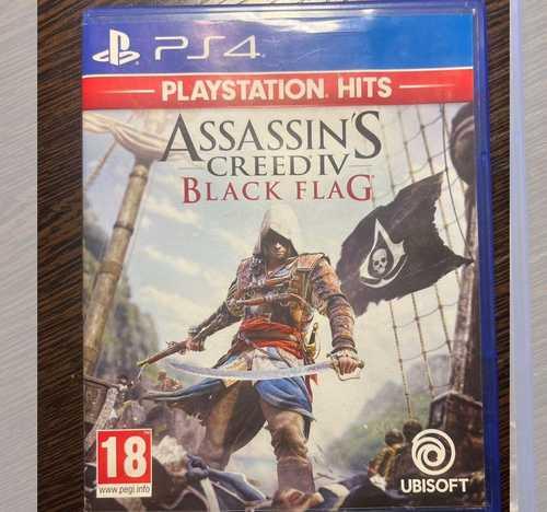 Assassins creed 4 black flag ps4 диск