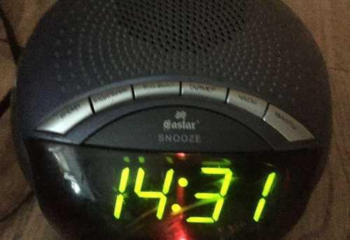Радиоприемник с часами sp-380 gastar snooze