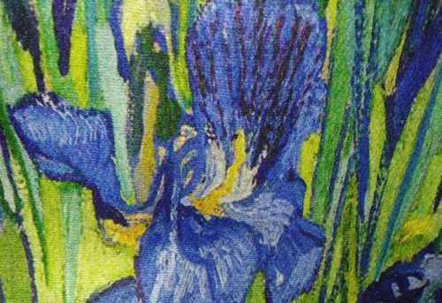 Красивый живописный двойной палантин