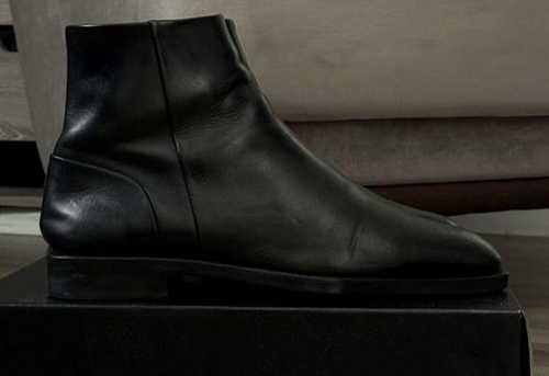 Zara ботинки мужские натуральная кожа