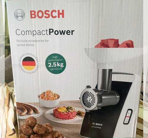Bosch compact power электромясорубка, Новая