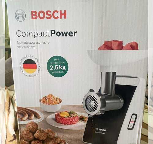 Bosch compact power электромясорубка, Новая