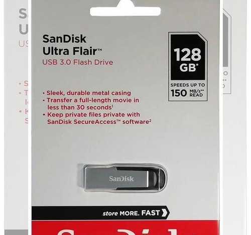 SanDisk Ultra Flair USB 3.0 128GB флешка