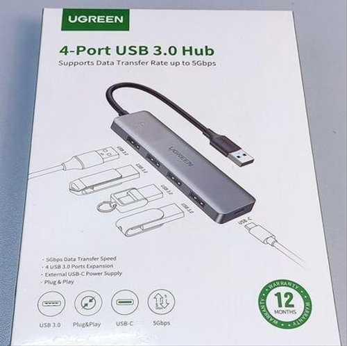 USB концентратор Ugreen CM219 Новый