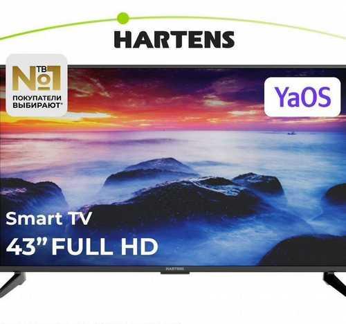 Телевизоры со SMART tv 43 дюйма Hartens