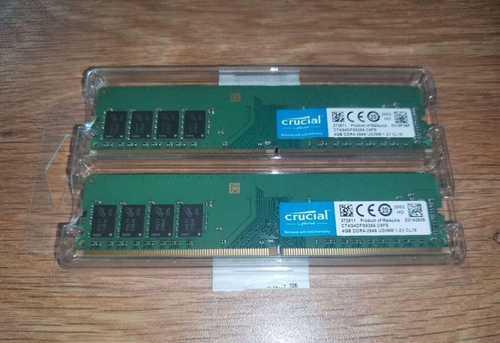 Оперативная память DDR4 crucial 8gb