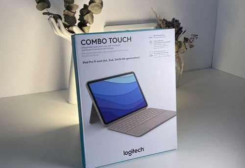 Logitech Combo Touch iPad 11 Pro Sand