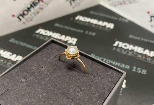 Золотое кольцо 18.5 размер