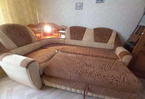 Угловой диван для спальни