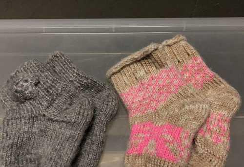 Носки вязаные ручной работы для новорождённых