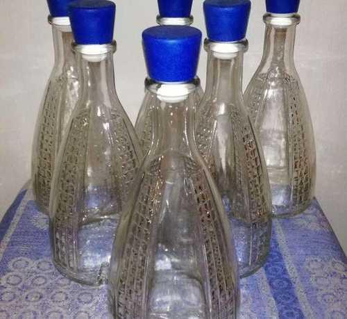 Графин бутылка 0,5 л (6 шт.)