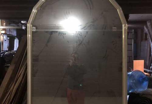 Большое зеркало настенное в белой багетной раме