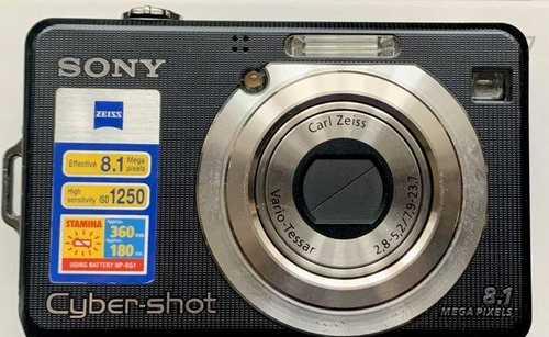 Компактный фотоаппарат sony cyber-shot DSC-W100