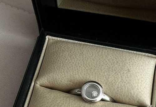 Золотое кольцо с бриллиантом chopard