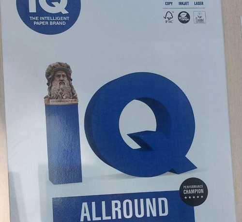 Бумага А3 IQ Allround белая 80 мг