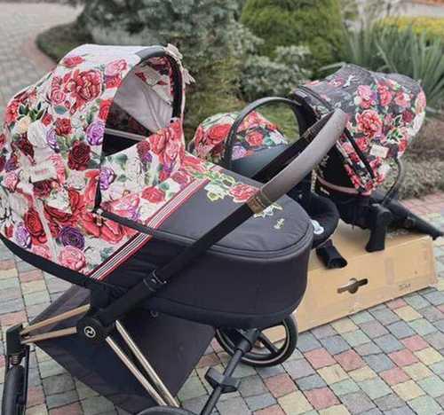 Коляска 3в1 Cybex Priam Blossom 4