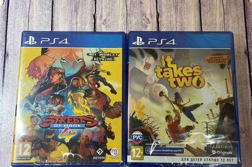 Streets of rage 4 + it takes two PS4