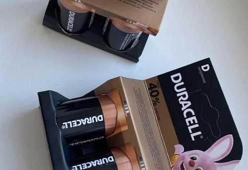 Duracell Батарейка D, Щелочной тип, 1,5 В, 4 шт