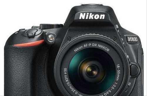 Фотоаппарат Nikon D5600 Kit 18-55mm VR AF-P Black