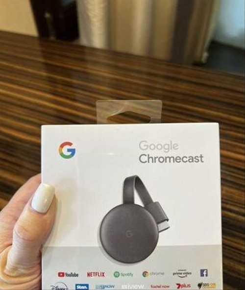 Тв-адаптер Google Chromecast новый
