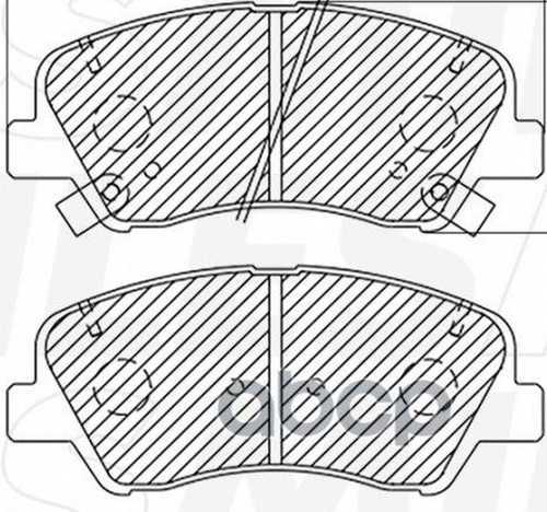 Колодки тормозные hyundai solaris 10/KIA RIO 11