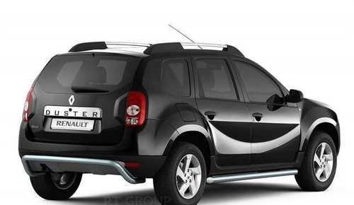 Защита заднего бампера renault Duster 2012-нв