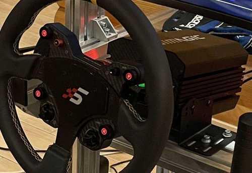 База Simagic m10, педали Fanatec Clubsport v3