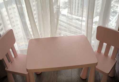 Комплект стол и стулья IKEA mammut