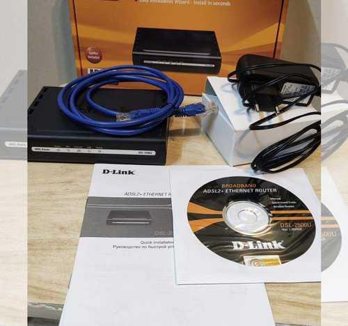 Роутер D-Link DSL-2500U adsl2