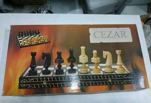 Шахматная доска Цезарь 82 см Польша