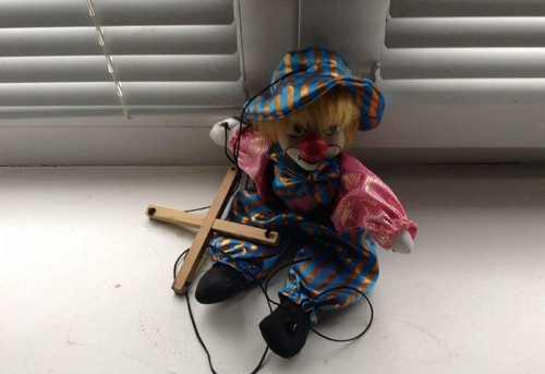 Кукла-марионетка "Клоун"