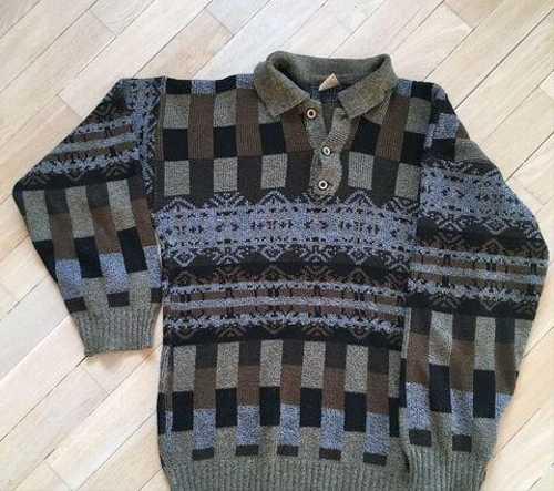 Винтажный свитер турецкий из 90х, M(48) оверсайз
